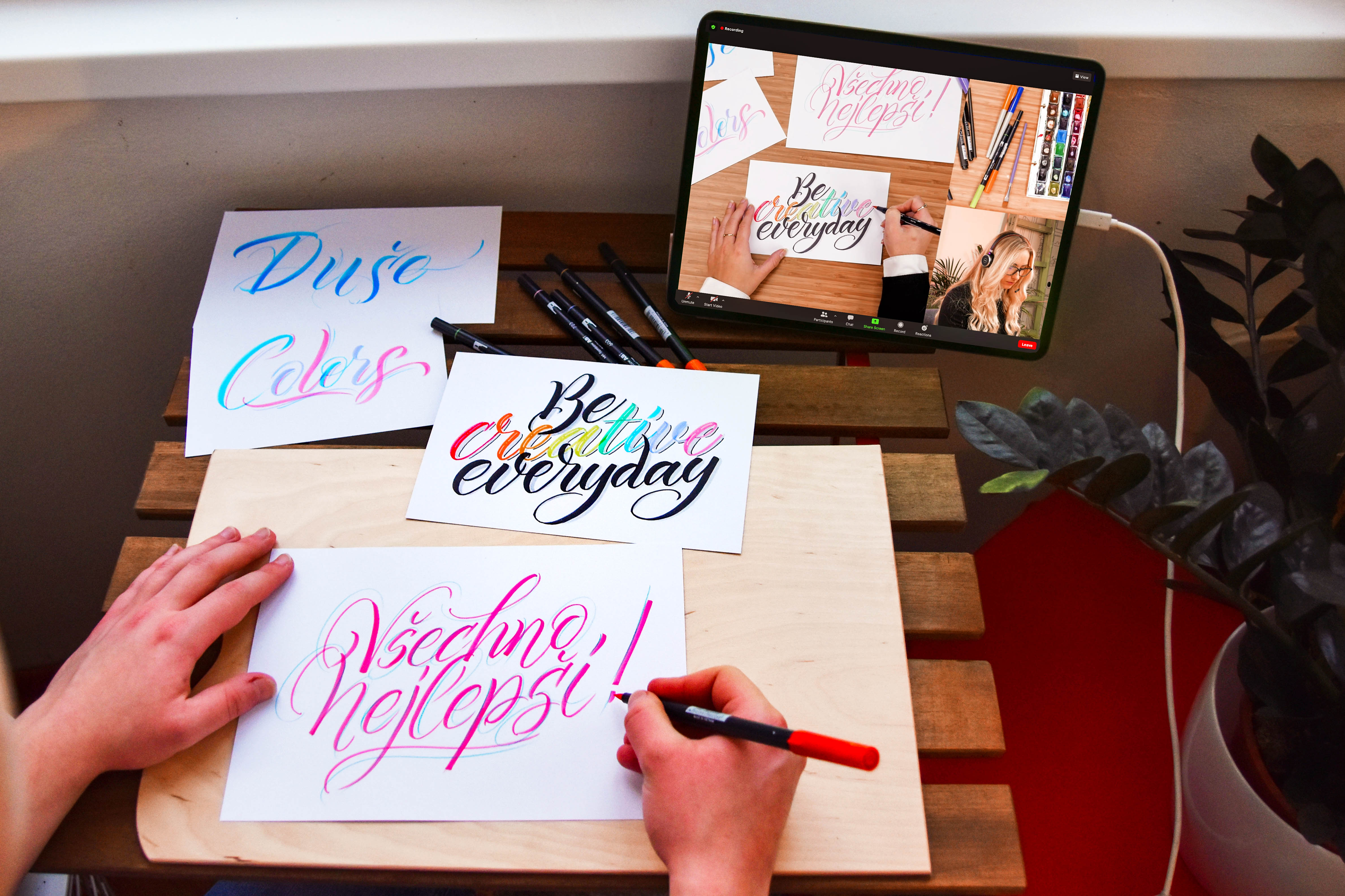 Online Live course. Calligraphy, Lettering Classes for Beginners I Draw ...