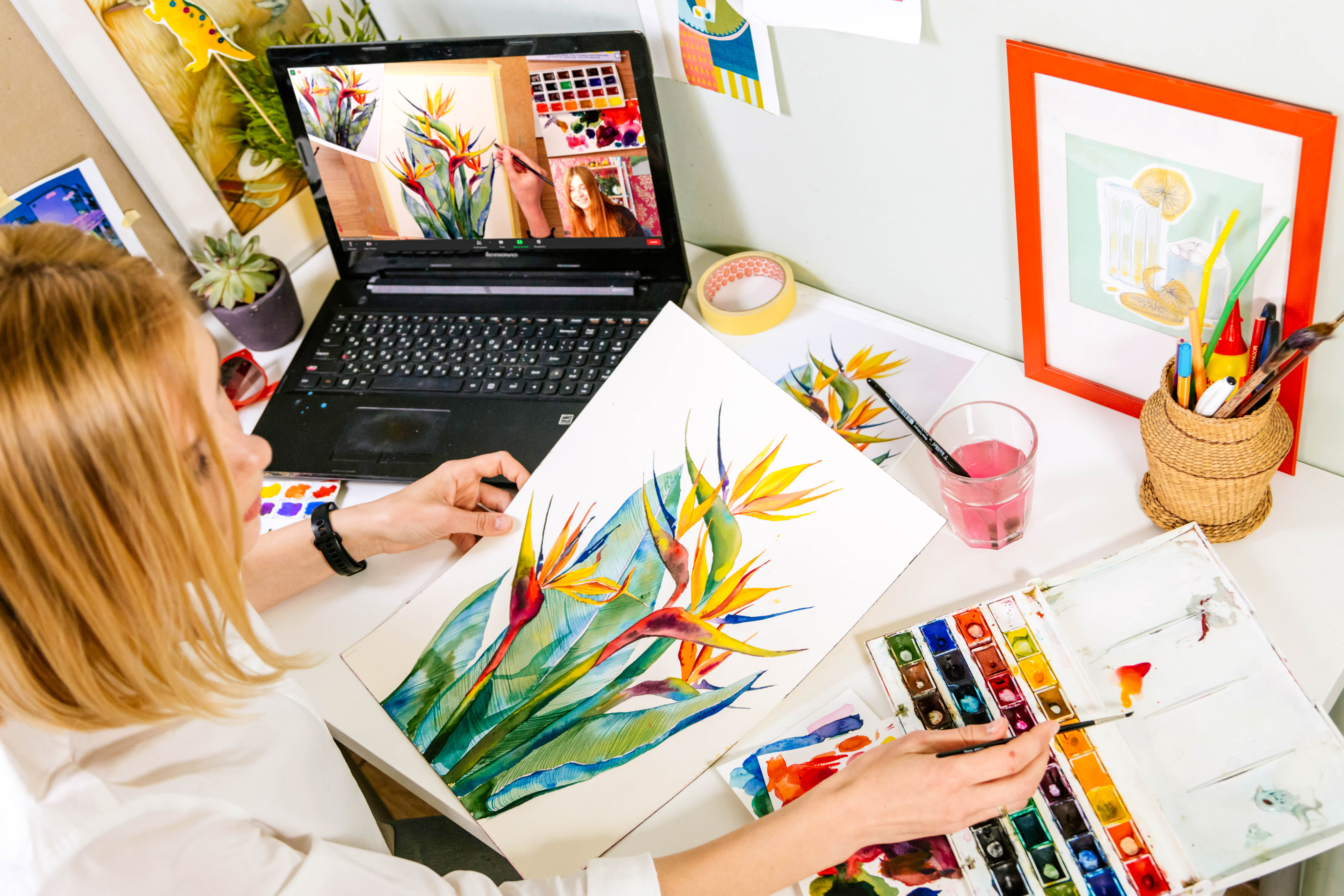 Botanical Watercolor Classes for Beginners